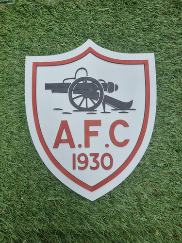 Wooden stained Arsenal Badge 1930 | MADJACKSIGNS