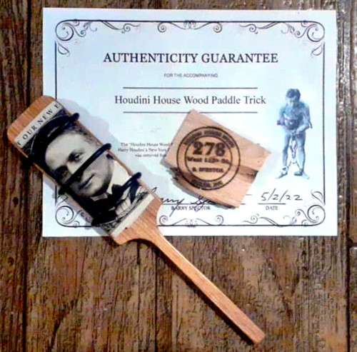 HOUDINI HOUSE MONEY PADDLE | Houdini Revealed