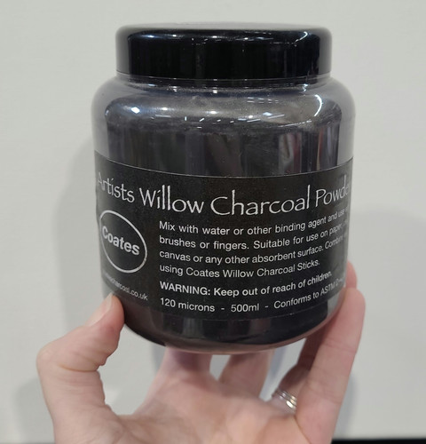 Artists Willow Charcol Powder 500ml | The Crow’s Nest
