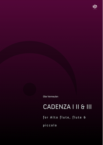 Cadenza I, II & III for Flutes - Obe Vermeulen | Minor Scale Webshop