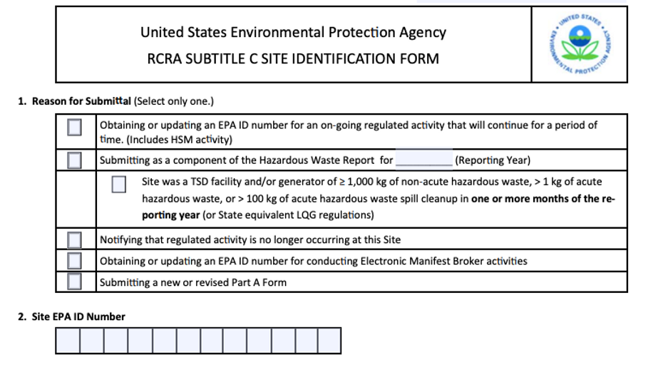 Small Quantity Generator (SQG) Re-Notification Advisory Released