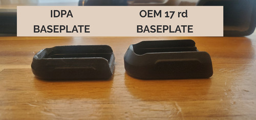 SHORTER IDPA CCP Baseplate for MC9 Prime / MC9LS | HurleyWelding