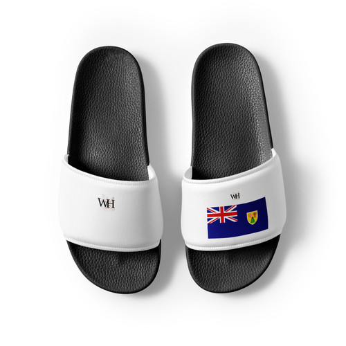 TCI flag Men’s slides | Mahadev Corner