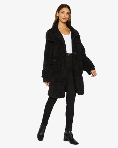 Julie High Neck Borg Teddy Coat | The People Store LLC