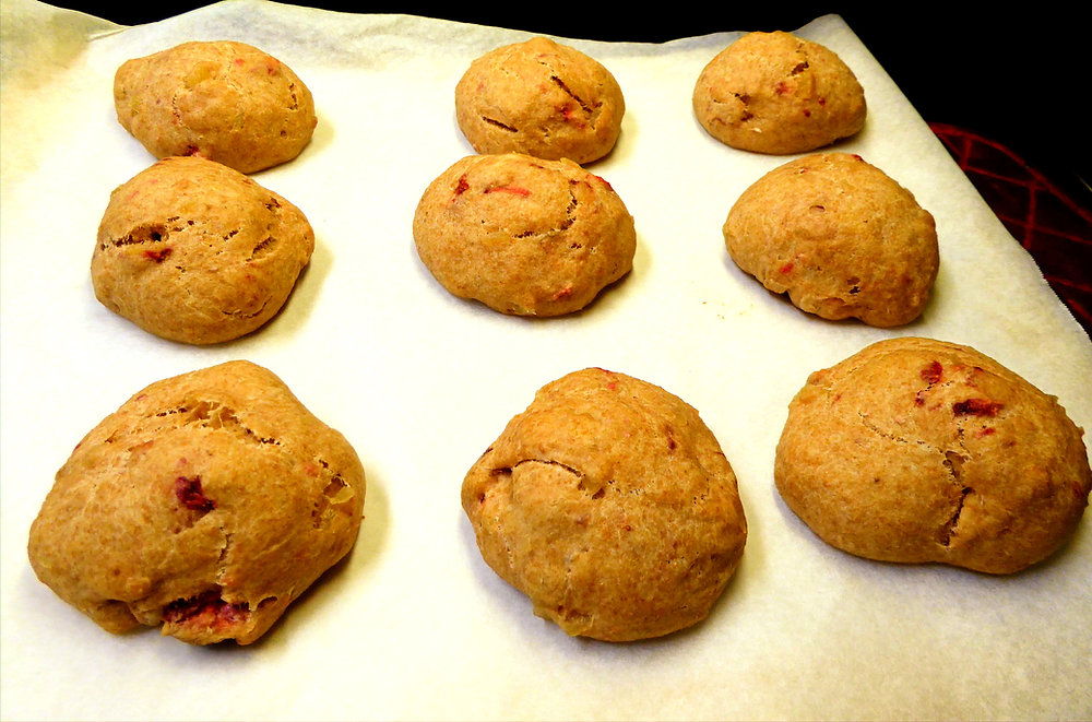 How to Make Sourdough Strawberry Ginger Buns With Your Discard
