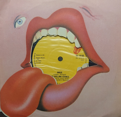 THE ROLLING STONES/ANGIE 1973'UK STONE LABEL | Bay sonic yokohama