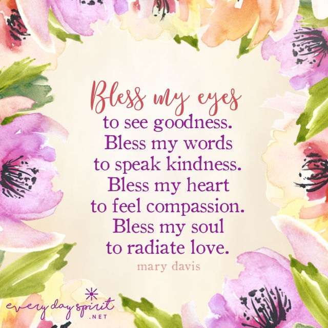 Bless My Eyes: A Morning Message