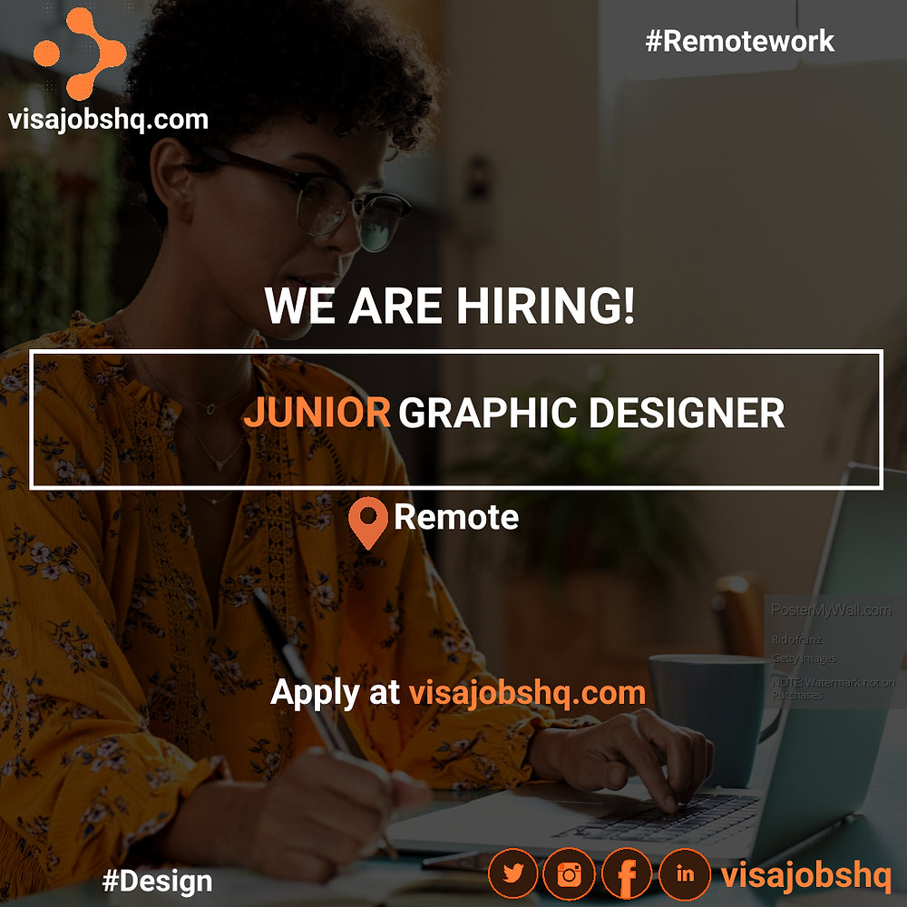 JUNIOR GRAPHIC DESIGNER, REMOTE | WORK FROM HOME