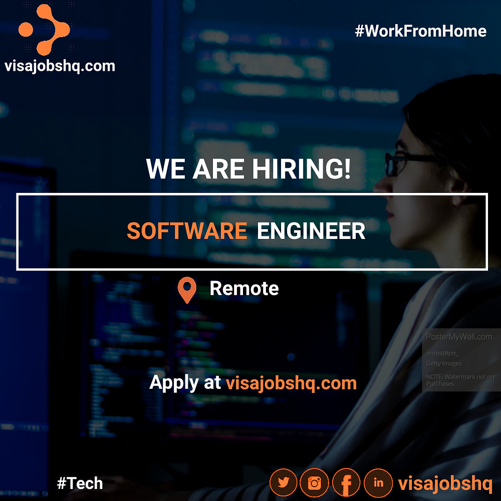 SOFTWARE ENGINEER, REMOTE | WORK FROM HOME