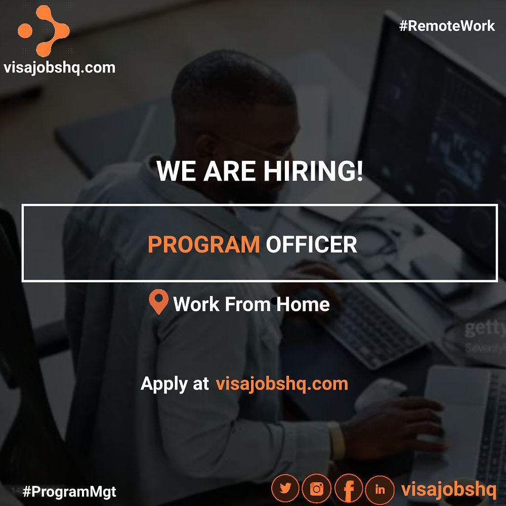 ELEVATE YOUR CAREER IN PROGRAM MANAGEMENT: JOIN US AS A PROGRAM OFFICER ...