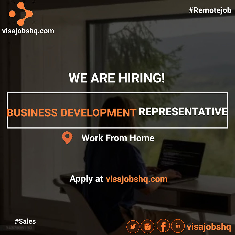 A BUSINESS DEVELOPMENT REPRESENTATIVE IS NEEDED FOR A FULLY REMOTE ROLE ...