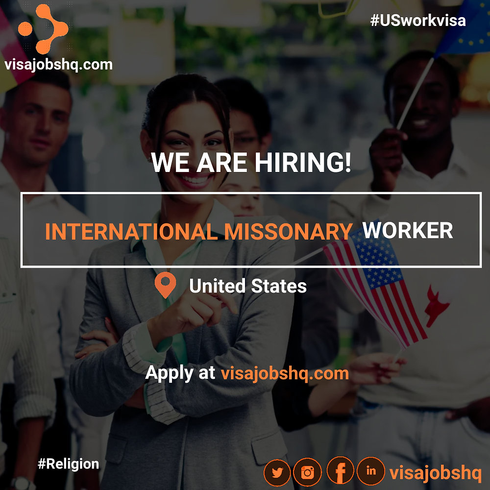OPEN APPLICATION FOR PEOPLE IN MINISTRY, INTERNATIONAL MISSIONARY ...