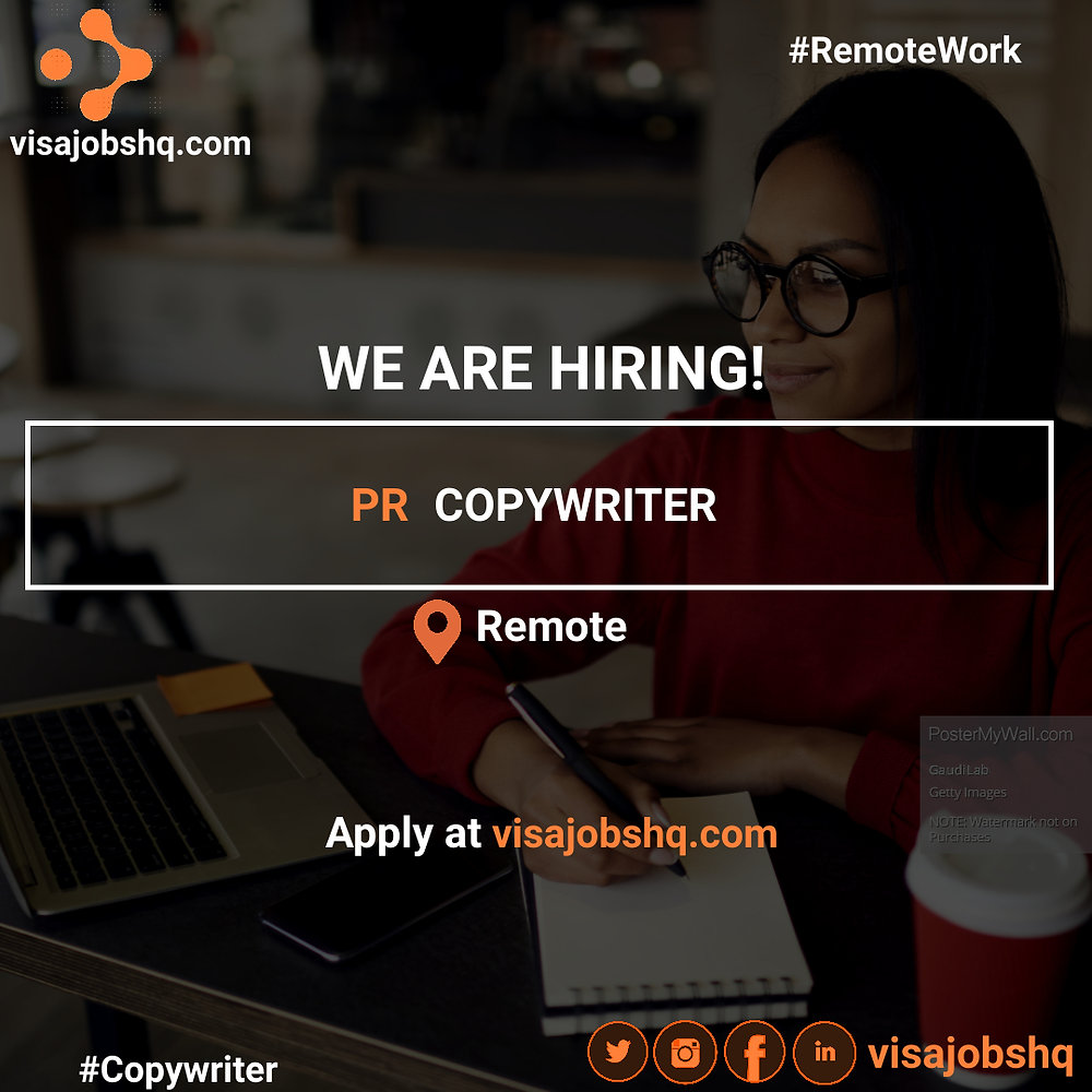 PR COPYWRITER, REMOTE | WORK FROM HOME