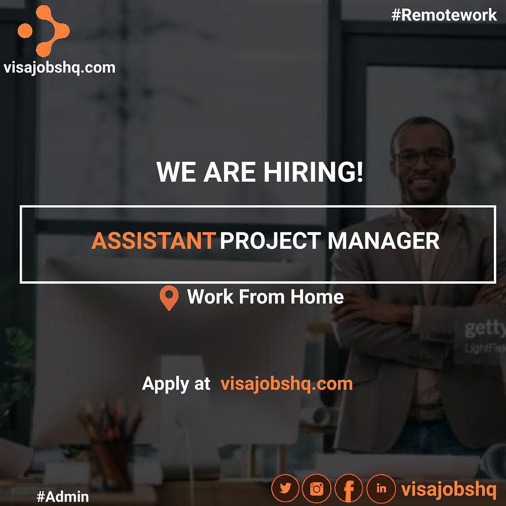 ASSISTANT PROJECT MANAGER, WORK FROM HOME