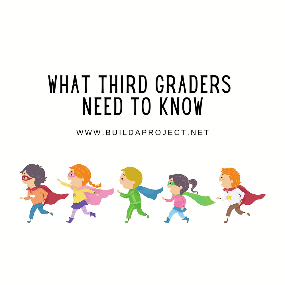 What Third Graders Need To Know: Ages 8-10⠀