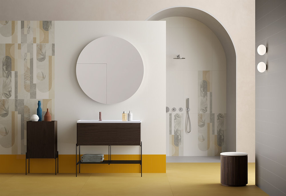 TILE IN THE TASTE OF WALLPAPER: VITRA MODEPAPER