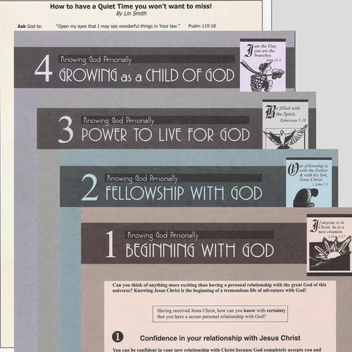 Knowing God Personally 4 Session Discipleship Tool | AoF Ministries