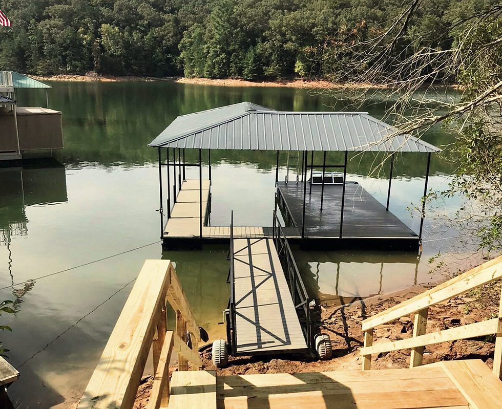 Steel Docks | Southern Marine Enterprise | Lavonia, GA, USA