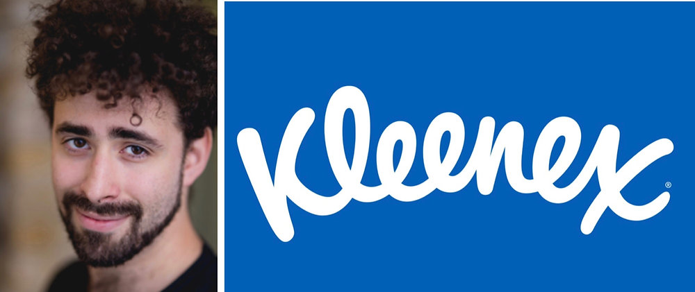 SEAN GARRATT in the new Kleenex Commercial