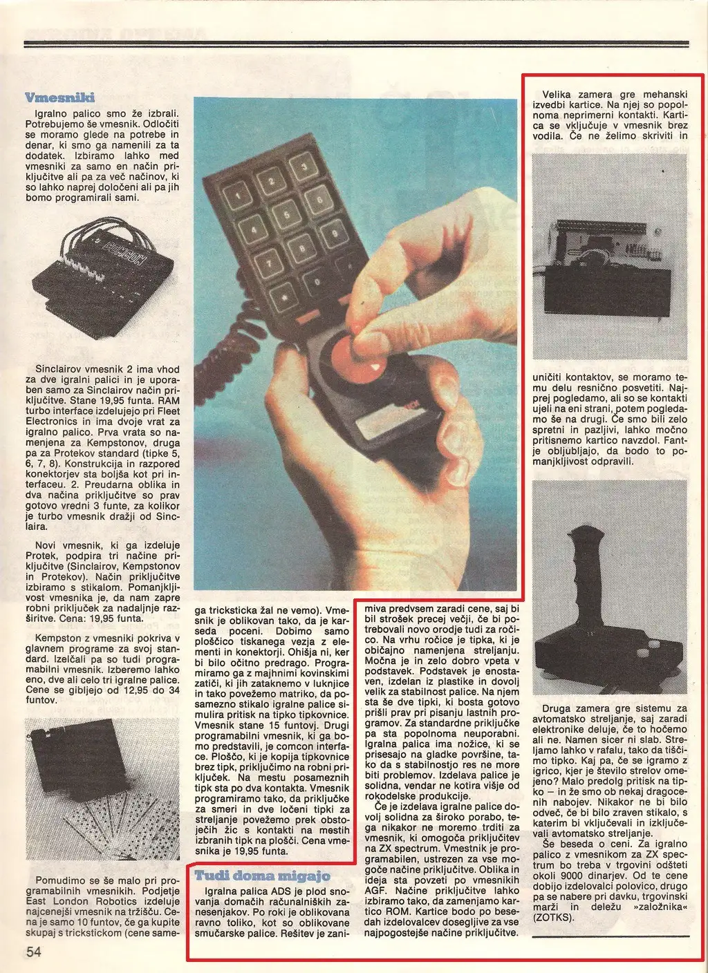 ADS Joystick for Spectrum ZX
