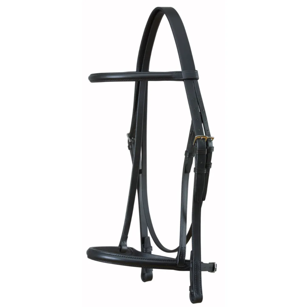 Wembley Show Plain Raised Bridle | Seriously Tacky