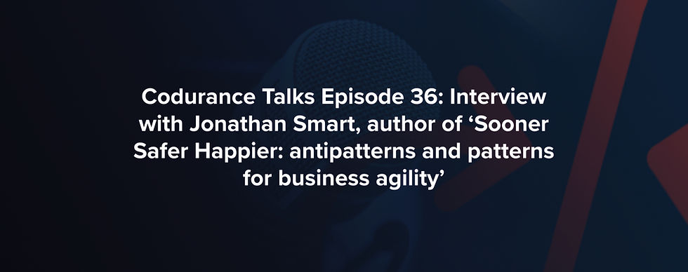 Codurance Talks Episode with Jon Smart