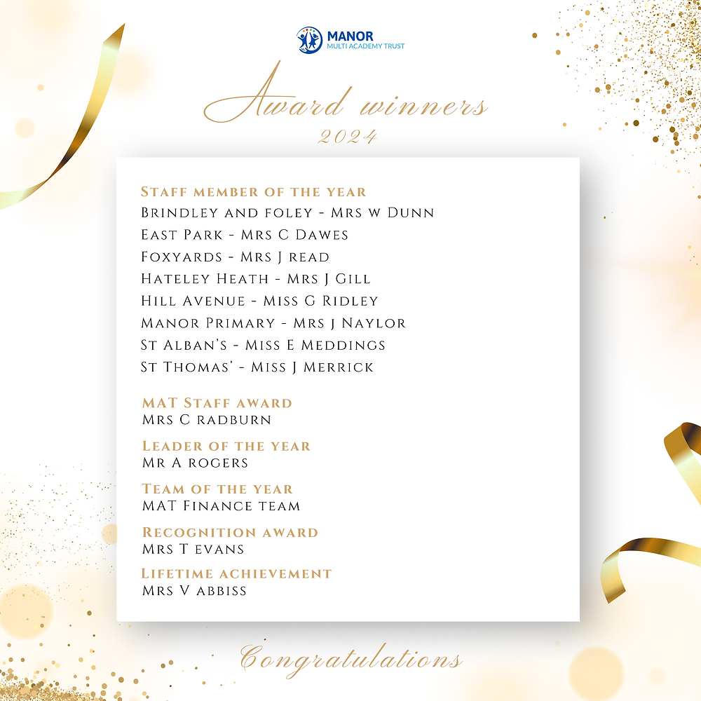 Manor MAT Awards 2024