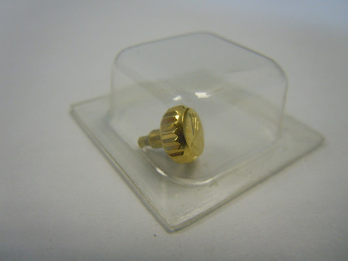 Yellow Gold 18ct Custom Crown 6mm for Rolex Datejust 1600,1601,1602 ...