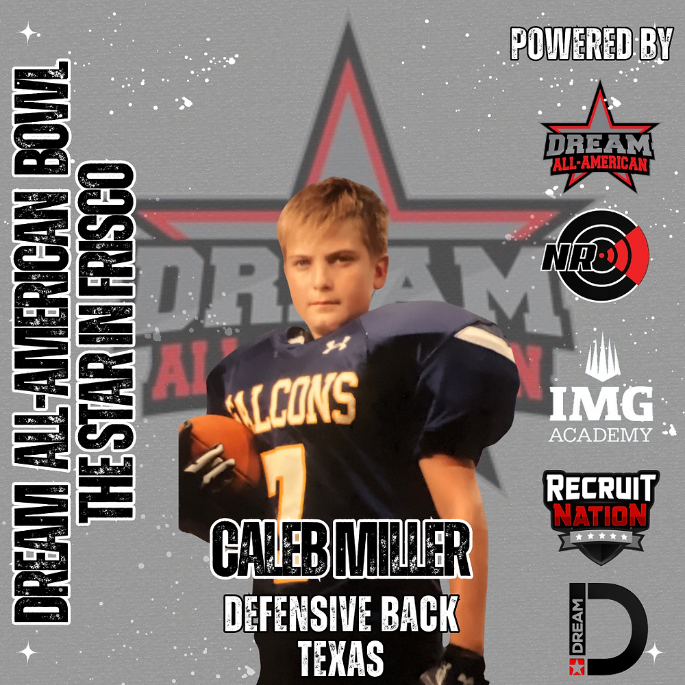 Introducing 2024 Dream All-American Defensive Back, Caleb Miller