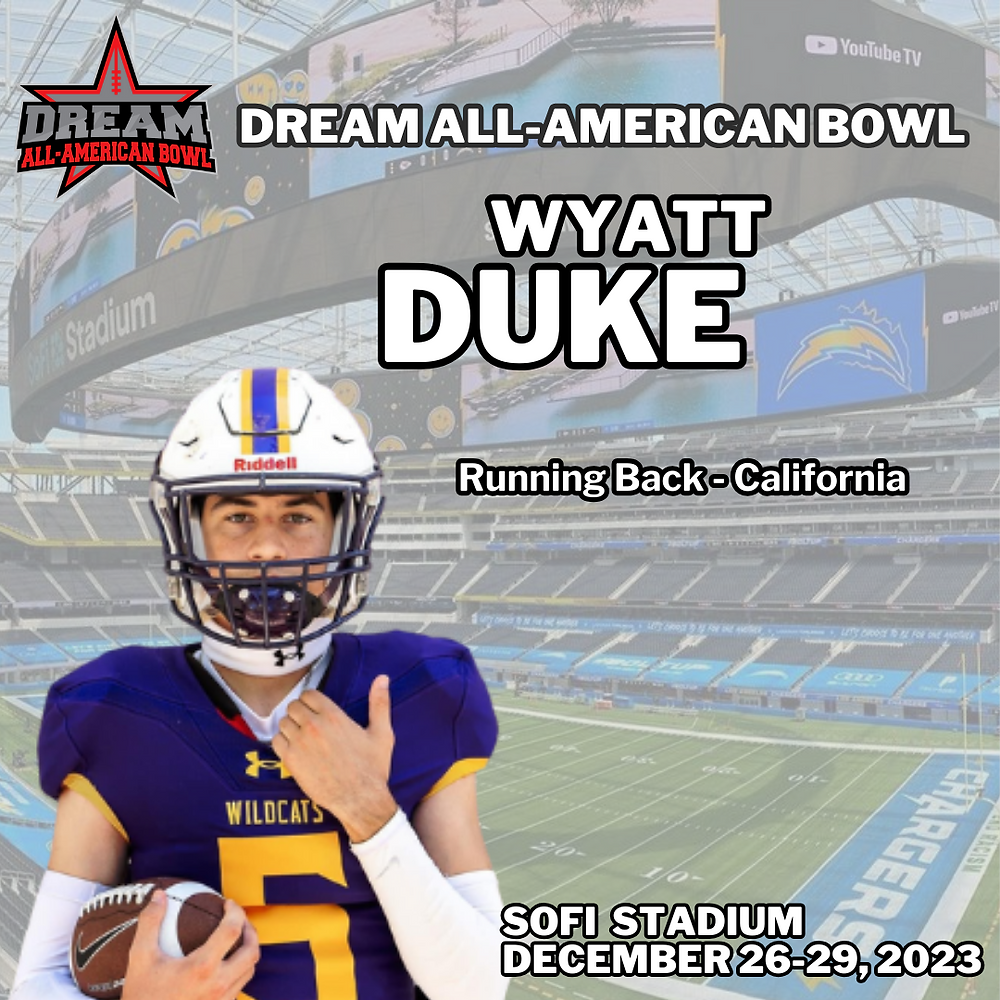 Introducing 2024 Dream All-American Running Back, Wyatt Duke
