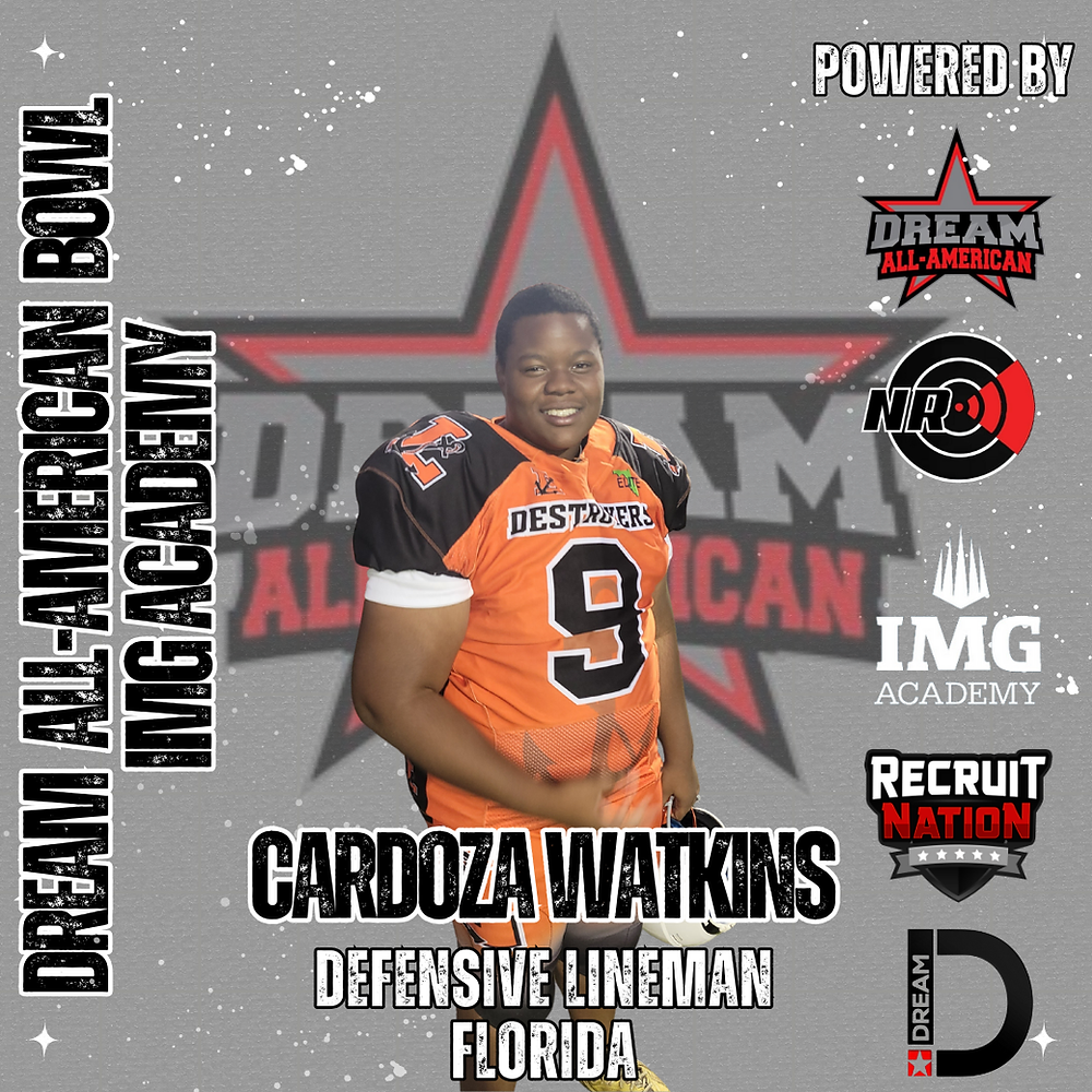 Introducing 2024 Dream All-American Defensive Lineman, Cardoza Watkins