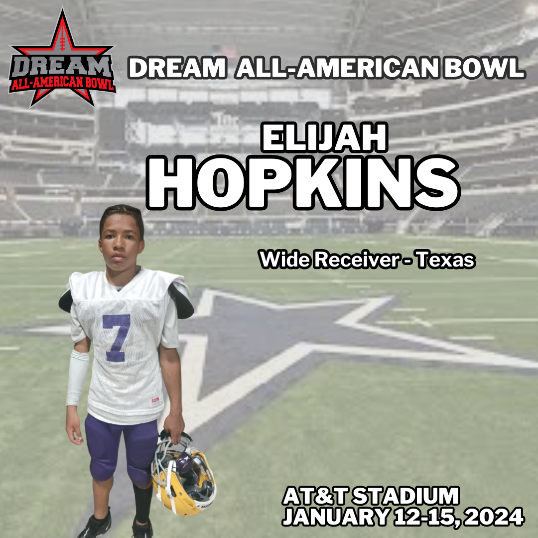 Introducing 2024 Dream All-American Wide Receiver, Elijah Hopkins