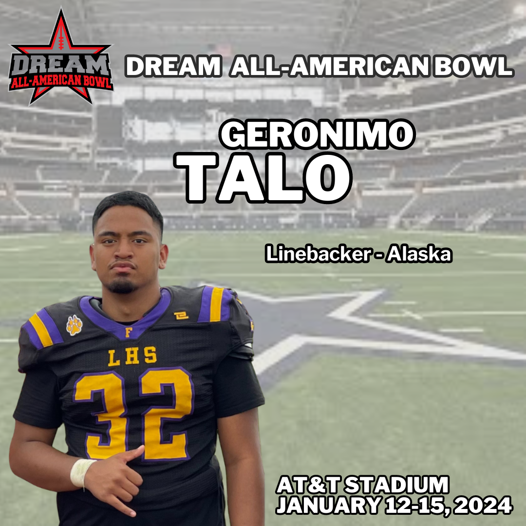 Introducing 2024 Dream All-American Linebacker, Geronimo Talo