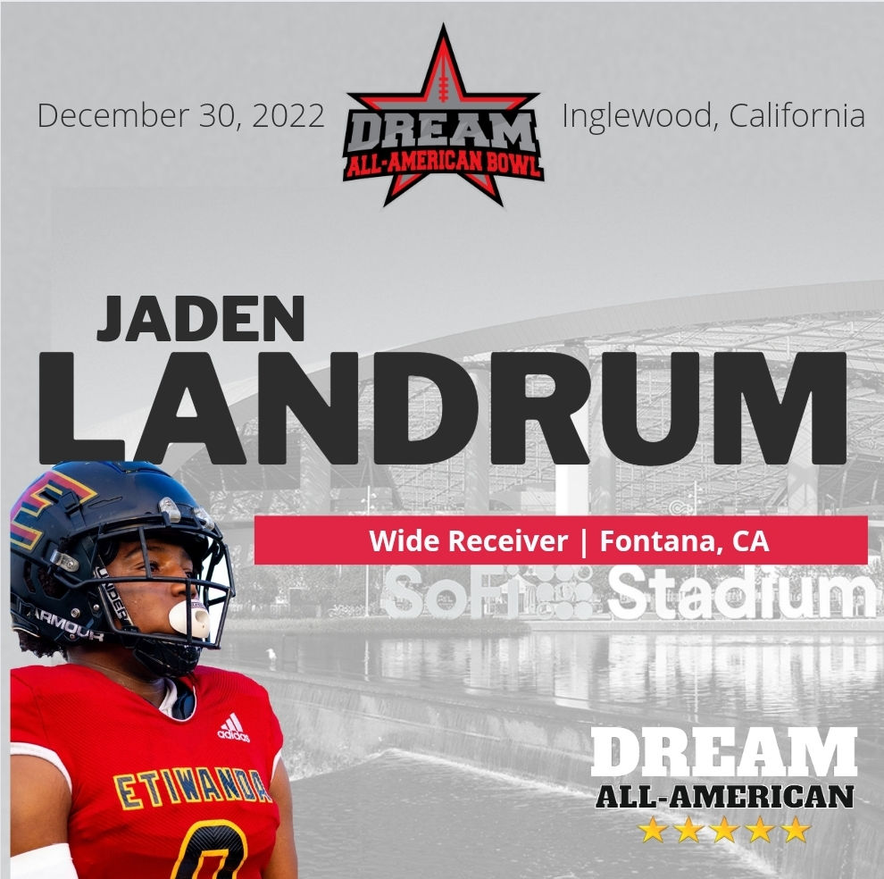 Introducing 2023 Dream All-American Wide Receiver, Jaden Landrum