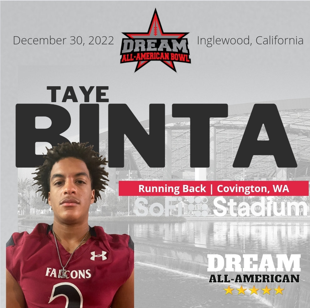 Introducing 2023 Dream All-American Running Back, Taye Binta