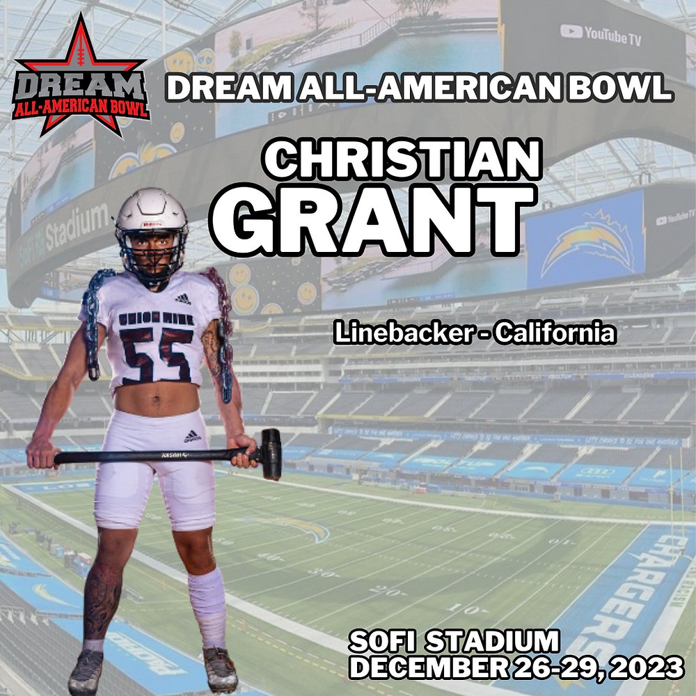 Introducing 2024 Dream All-American Linebacker, Christian Grant