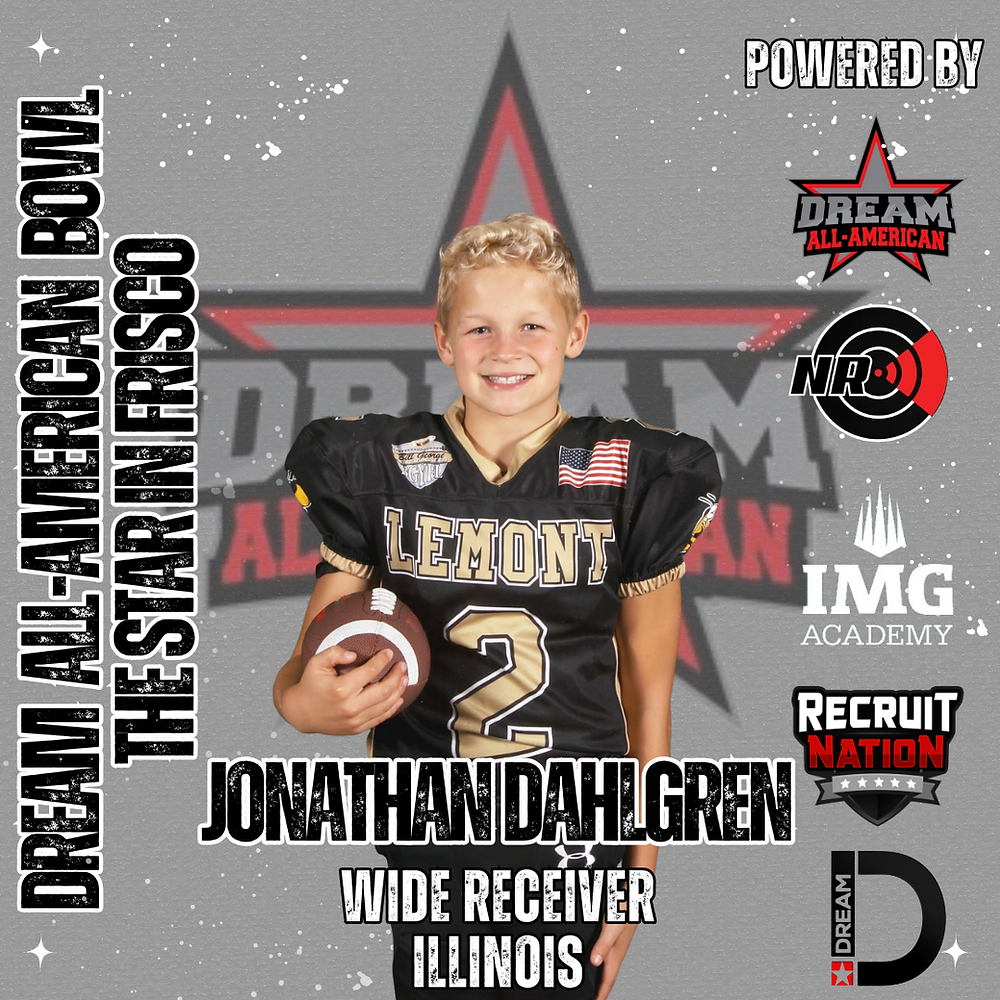 Introducing 2024 Dream All-American Wide Receiver, Jonathan Dahlgren