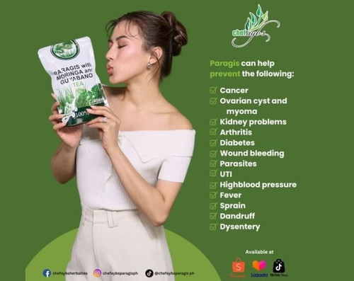 Chef Aybs Paragis Tea w/Moringa & Guyabano (20 Tea bags) | Pinay SkinCare