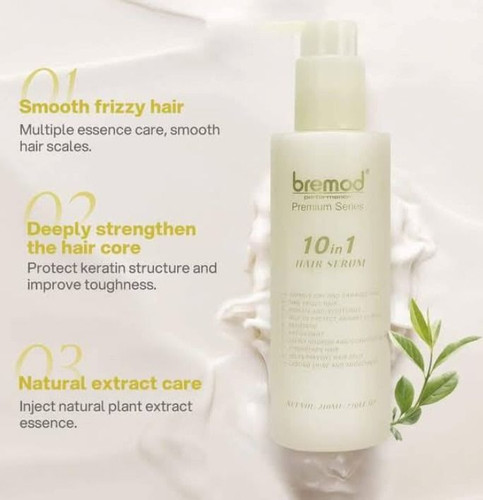 Bremod 10 in 1 Hair Serum Smooth Nourish Treatment Care Frizzy Damage ...