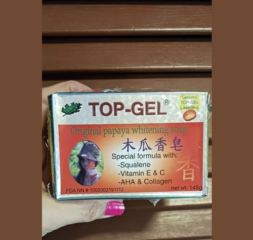 TOP-GEL ORIGINAL PAPAYA WHITENING BAR SOAP 145 G | Pinay SkinCare ...