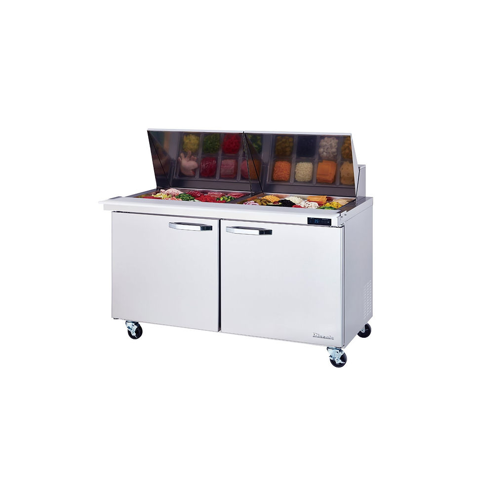 BLMT60-HC - Refrigerated Counter, Mega-Top Sandwich Prep Table ...