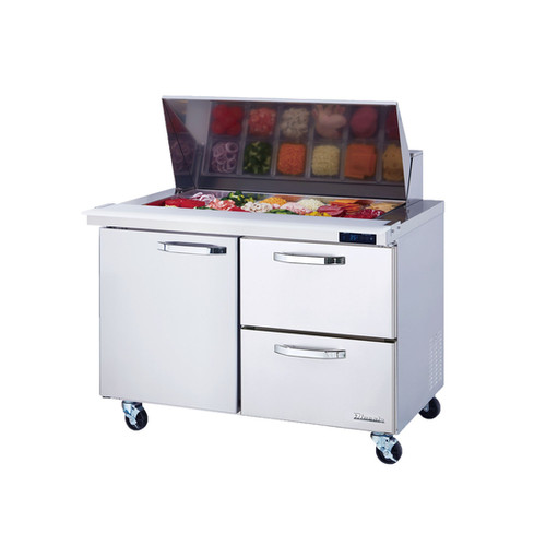 BLMT60-D2R-HC - Refrigerated Counter, Mega-Top Sandwich Prep Table ...