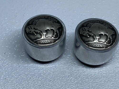 3 Aged Silver Buffalo Nickel Guitar Knobs Guitar Bling