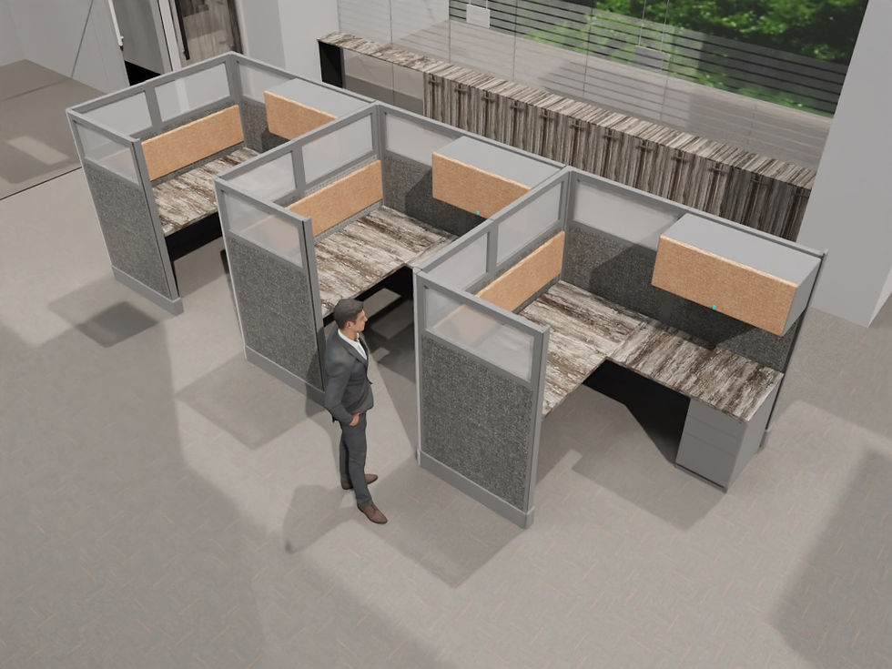 Fabric Cubicles | Logical Office Furniture Austin