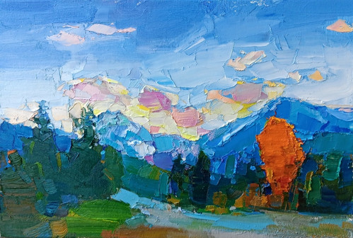 FIRST FROST IN THE MOUNTAINS | RKPAINTINGS 2024 DBL