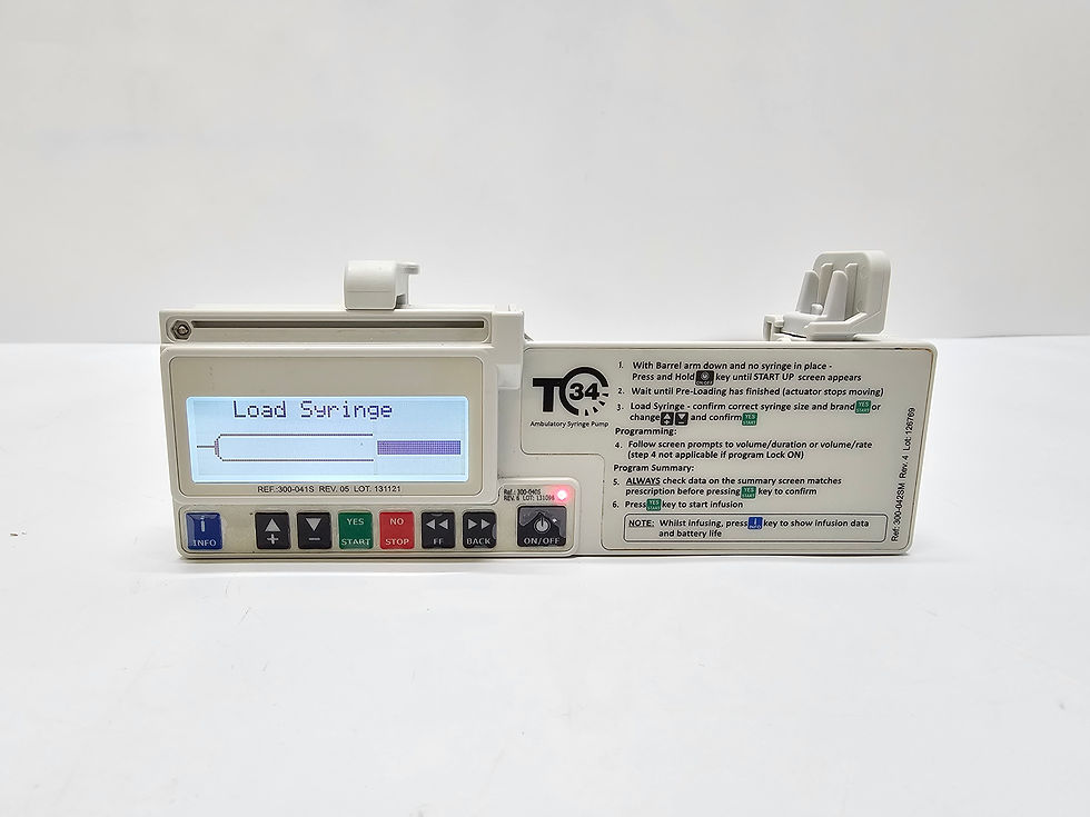 MCKINLEY T34 SYRINGE PUMP DRIVER SERVICED 24H PUMP DRIVER SERVICED 2020 ...