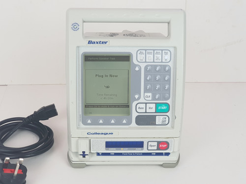 Baxter Colleague Infusion Pump Single Channel Infusion Volumetric IV ...