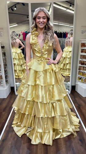 Sherri Hill 56802 Gold | RSG Formals