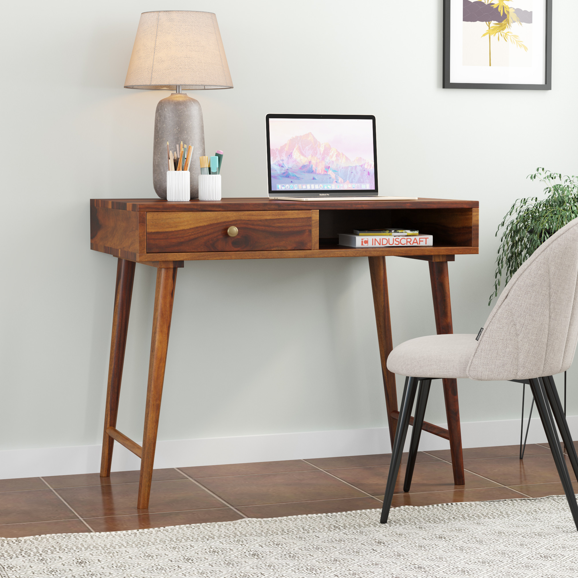 pikachu-study-table-compact-solid-wood