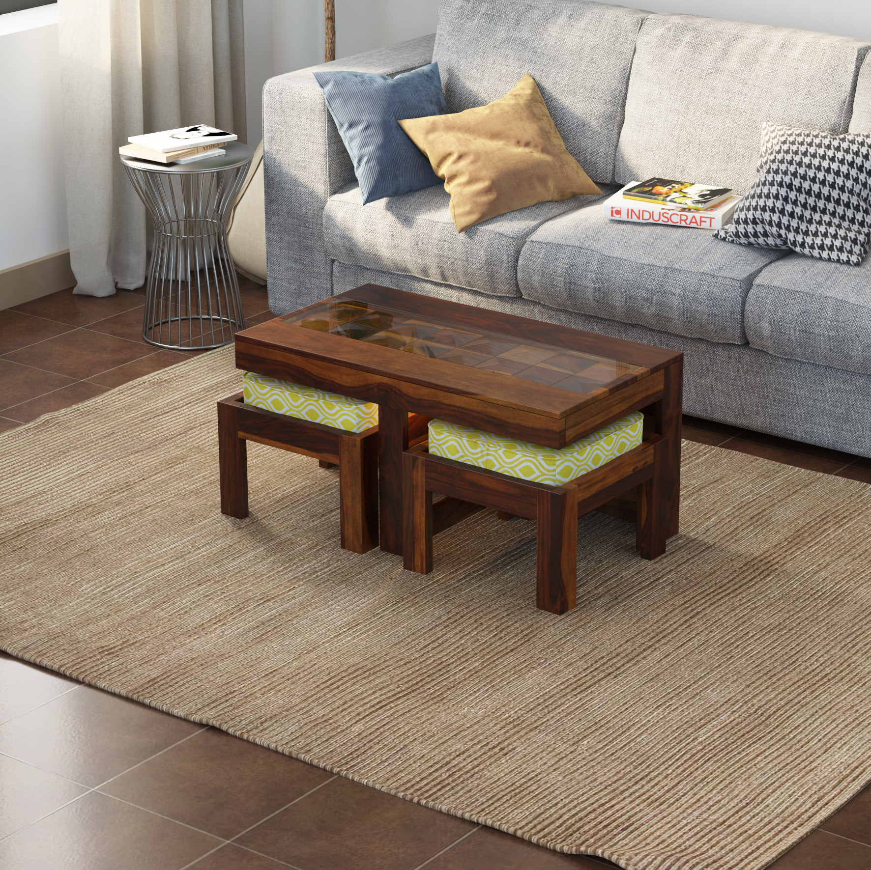 antilia-diamond-coffee-table-2-stool-glass-top